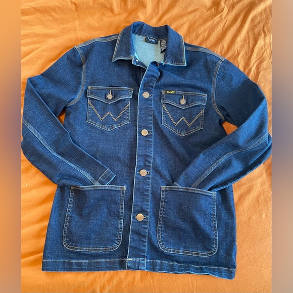 Wrangler | Jackets & Coats | Wrangler Retro Caleb Denim Barn Chore ...